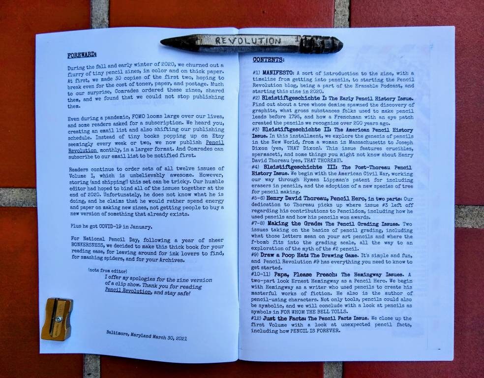PENCIL REVOLUTION Vol. I Compendium | Etsy