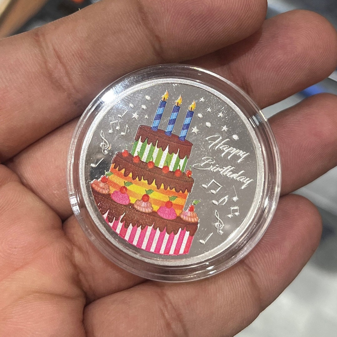 Happy Birthday Coin - the Day is All Yours - Birthday Gifts ...