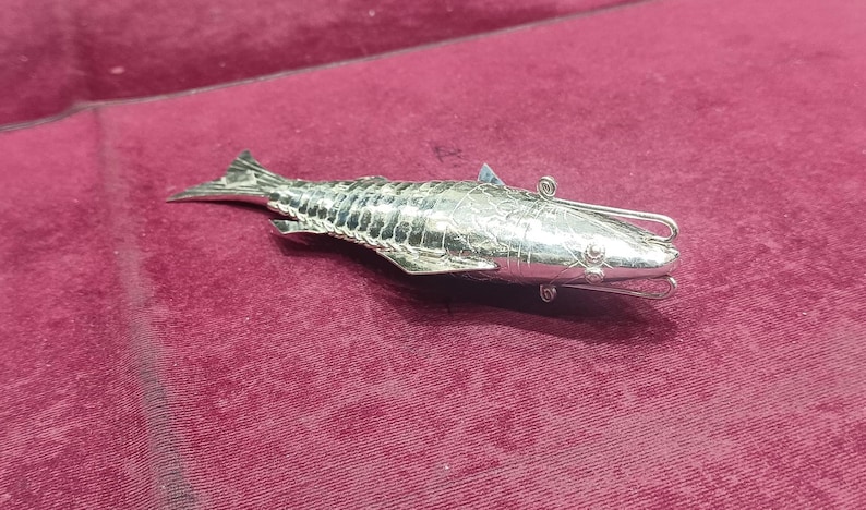 Buy 925 Silver Lord Vishnu Fish Idol, Handmade Matsya Pooja Sculpture ...