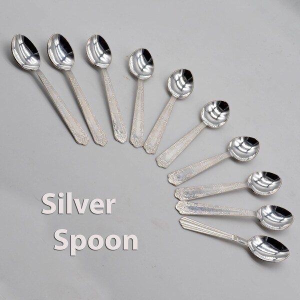 Antique Silver Spoon Holder - Etsy