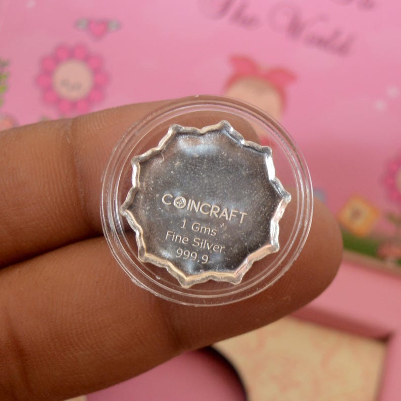 999 Pure Silver Baby Coin Set: Newborn Keepsake Gift Box - Etsy