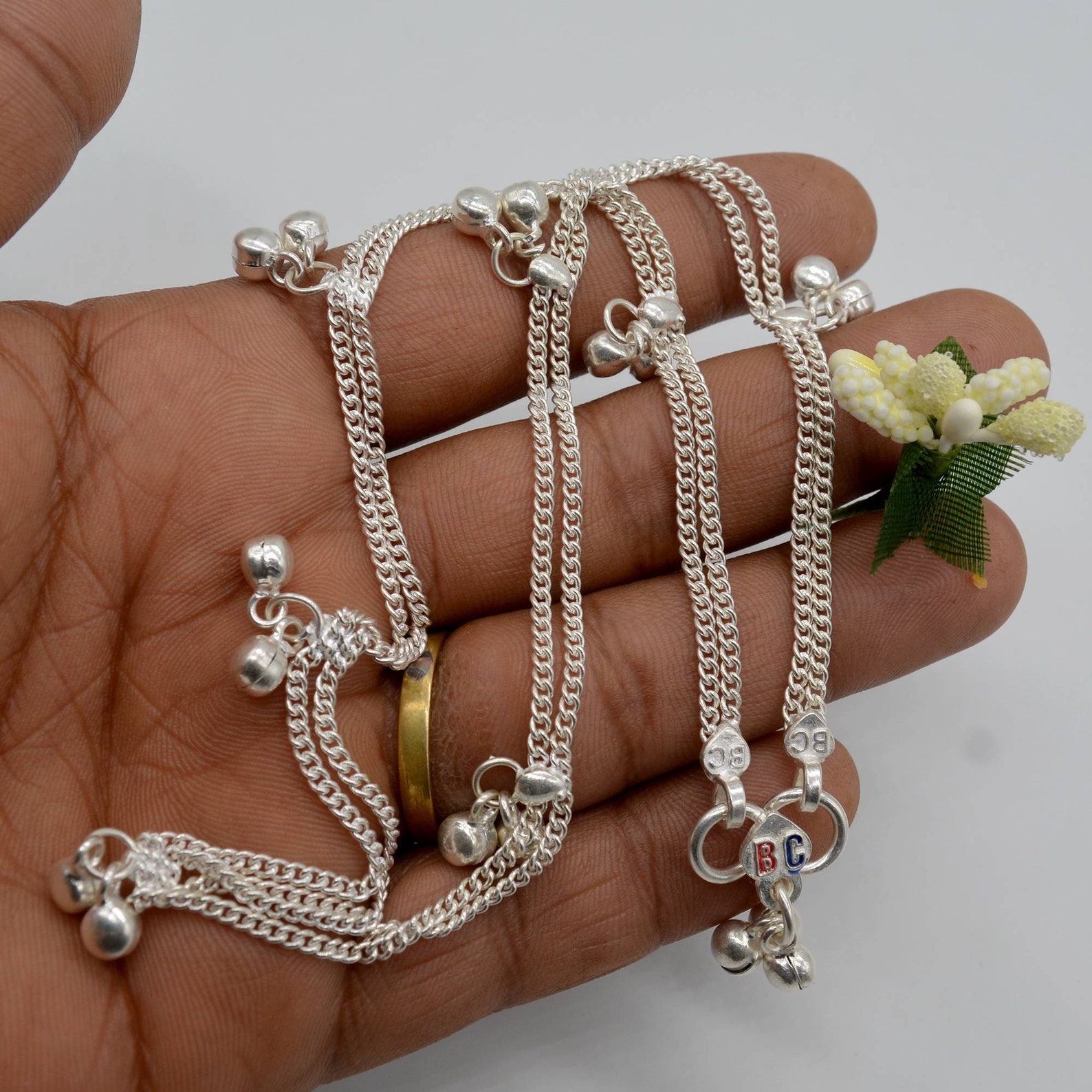 Indian Design Karadhani Baby Waist Chain Baby Silver Kamarband | Etsy