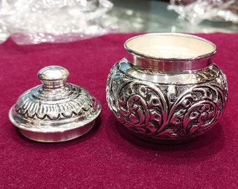 Indian Silver Box - Etsy