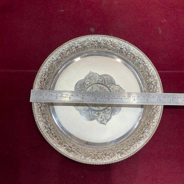 Pure Silver Puja Plates - Etsy