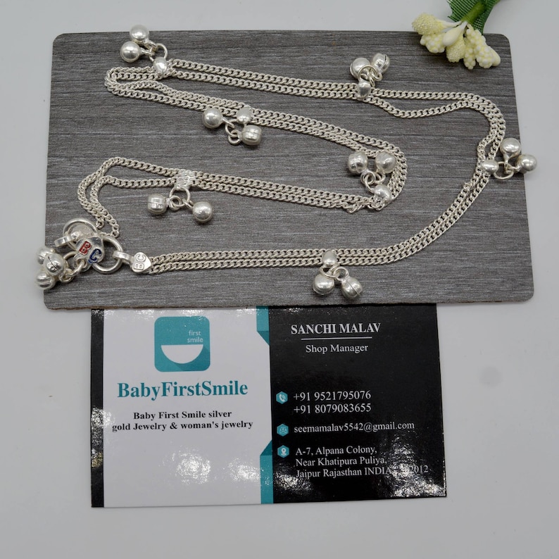 Indian Design Karadhani Baby Waist Chain Baby Silver Kamarband - Etsy