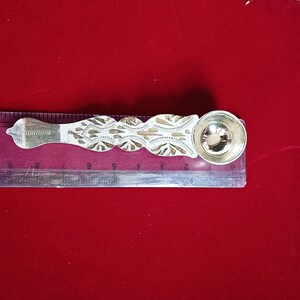 Pure Silver Pancha Patra With Spoon, Plain Silver Pancha Patra ...