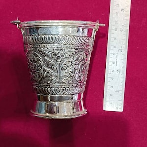Silver Bucket - Etsy