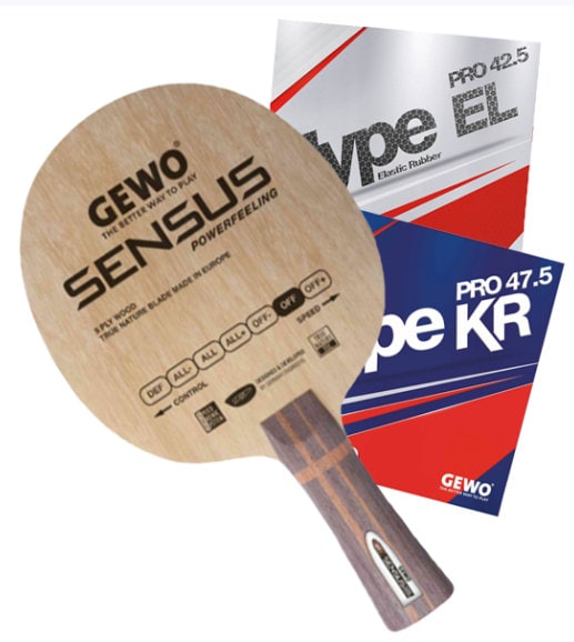 Gewo Sensus Powerfeeling Hype Custom Made Table Tennis Racket - Etsy