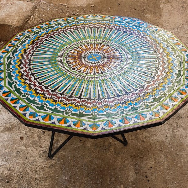 Outdoor Mosaic Table - Etsy