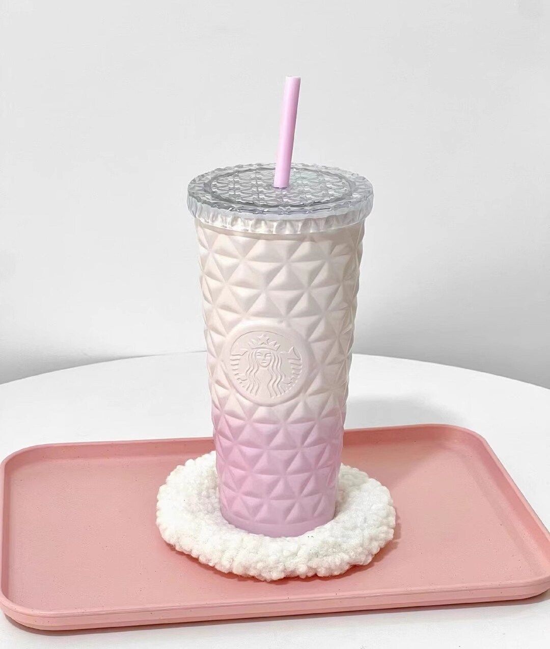 Starbucks China 2024 Spring Gradual Color 20oz/591ml SS Straw Cup Tumbler - Etsy