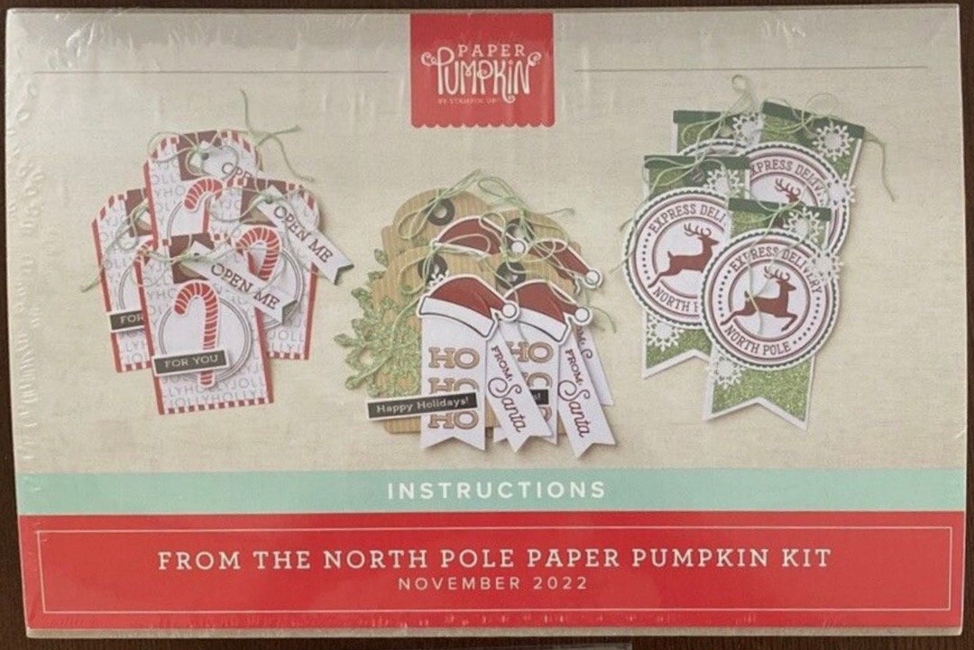 From the North Pole Paper Pumpkin Kit From Stampin Up, November 2022 - Etsy