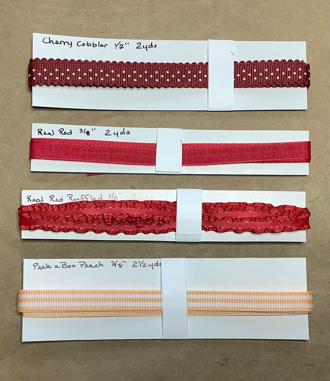 Assorted Ribbons by Stampin Up, in 2 Yard Pieces - Etsy