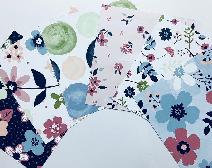 12 Sheets - Paper Blooms Designer Series Paper Stack, Cut 6” X 6”, by ...
