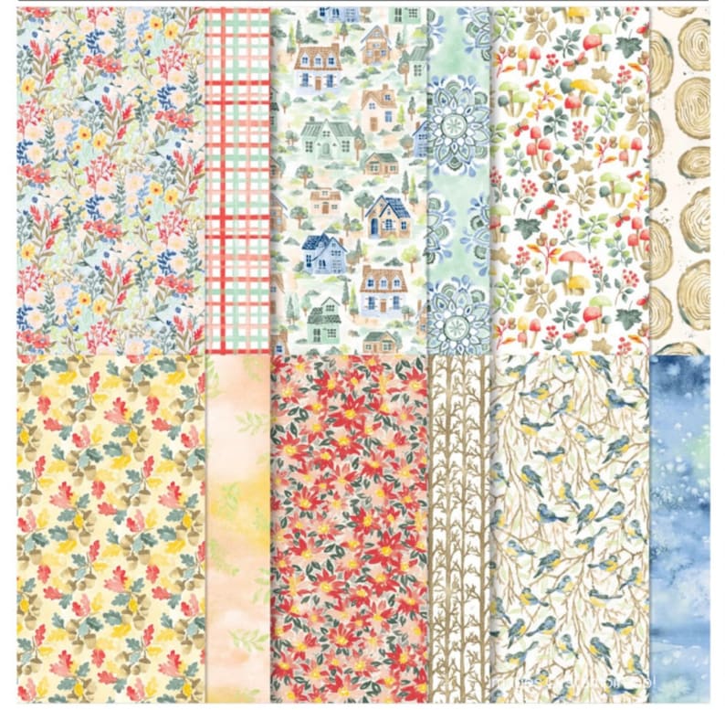 12 Sheets Rings of Love Designer Series Paper by Stampin Up, From the ...