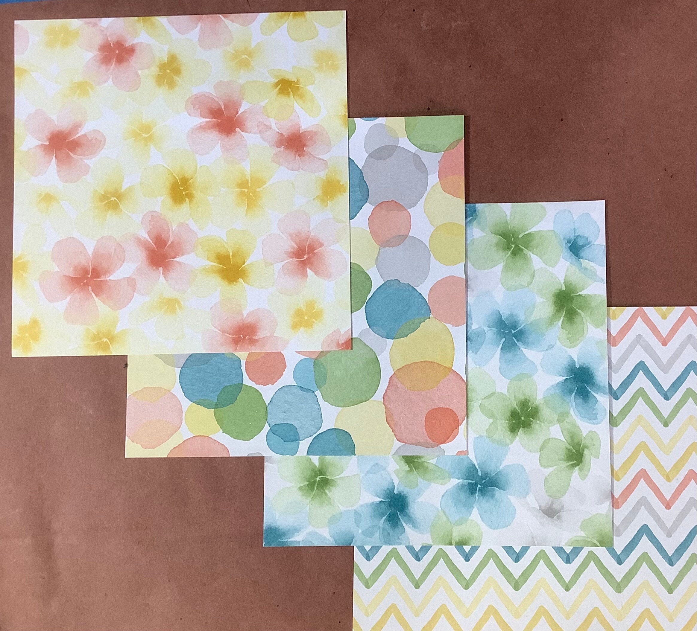 10 Sheets Watercolor Wonder Series Paper by Stampin Up, Cut 6 X 6 - Etsy