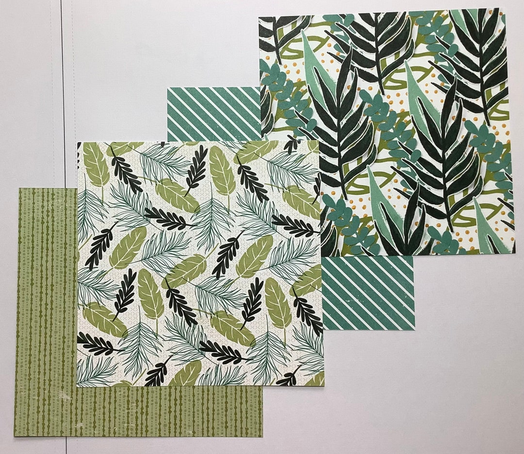 Artfully Composed Designer Series Paper by Stampin Up, Cut 6” X 6”, 12 ...