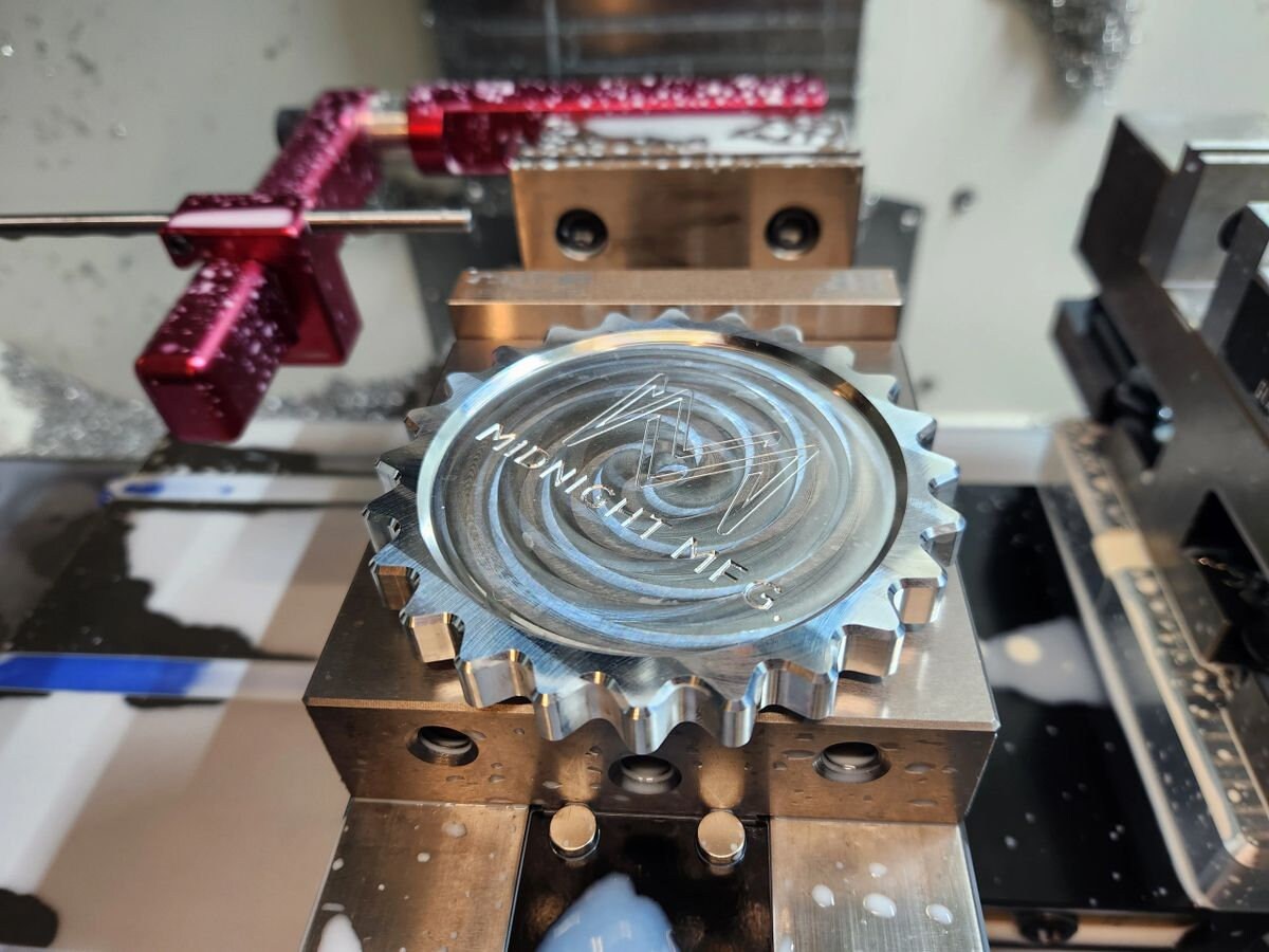 CNC Machined Aluminum Gear Coaster | Fathers Day Gift | Birthday Gift ...