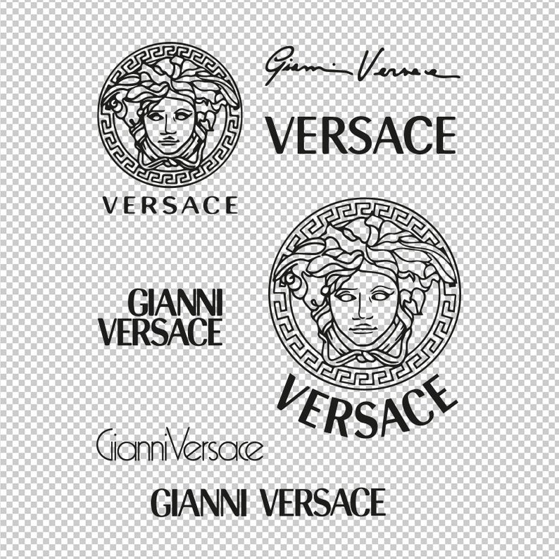 Versace Fashion Medusa Head Greek Mythology Logo Collection | Etsy