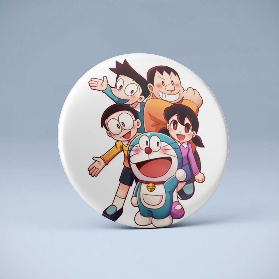 Doraemon Badge, Doraemon Goodies, Doraemon Pins - Etsy