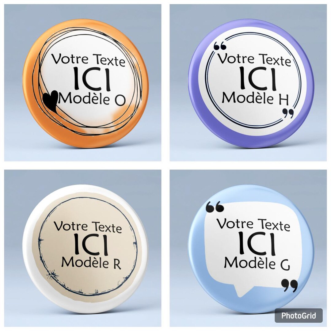 Customizable Badge, Job Badge, 56mm First Name Badge - Etsy