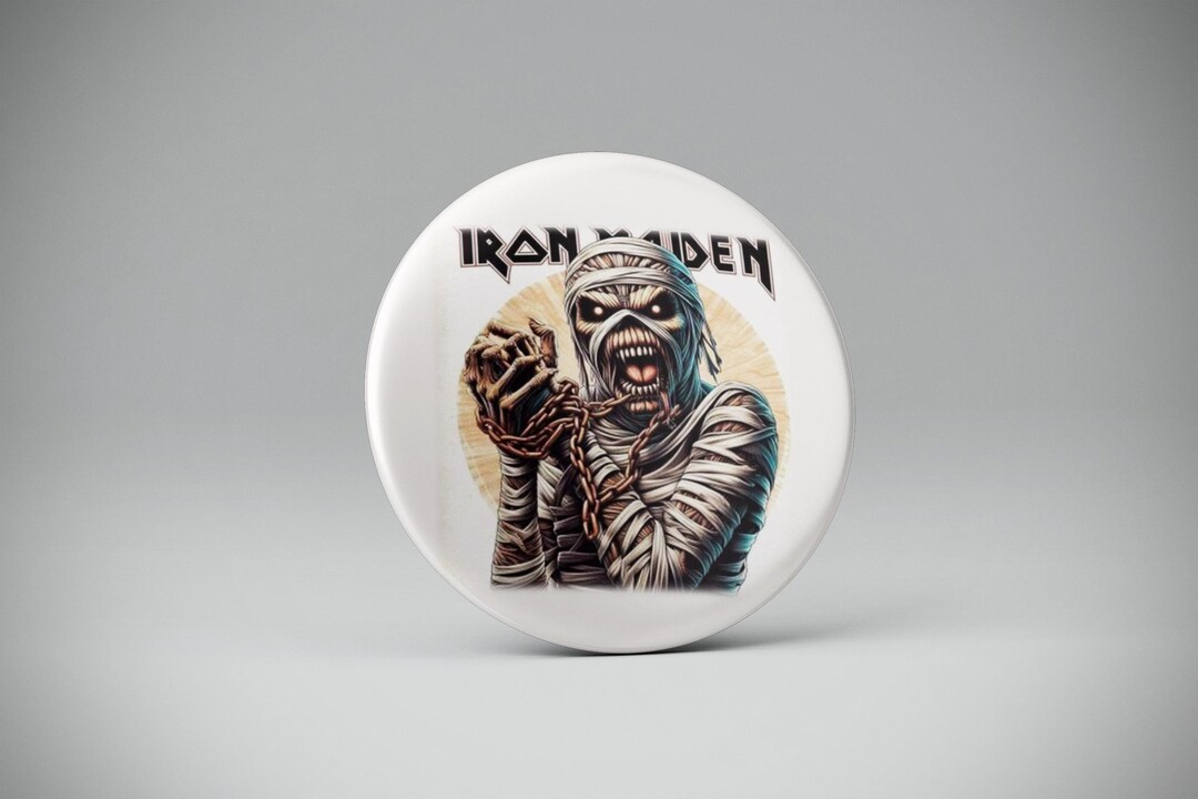 Iron Maiden Badge, Iron Maiden Goodies, Iron Maiden Pins - Etsy