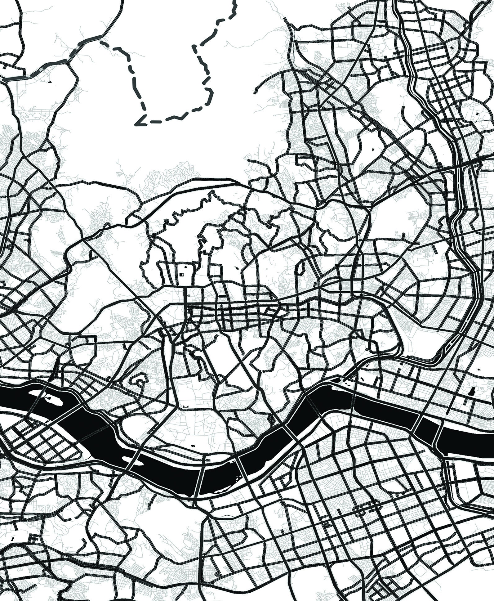 Art & Collectibles Prints BTS Map of the Seoul Art Print Series Digital ...