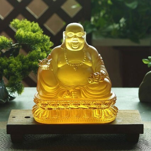 Amber Buddha Statue - Etsy
