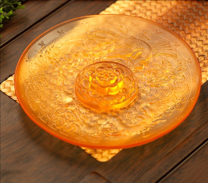 Meditation Liu Li Glass Incense Stick Holder Serenity - Etsy