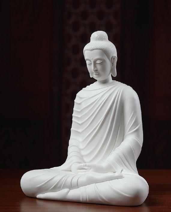 White Gautama Buddha Statue