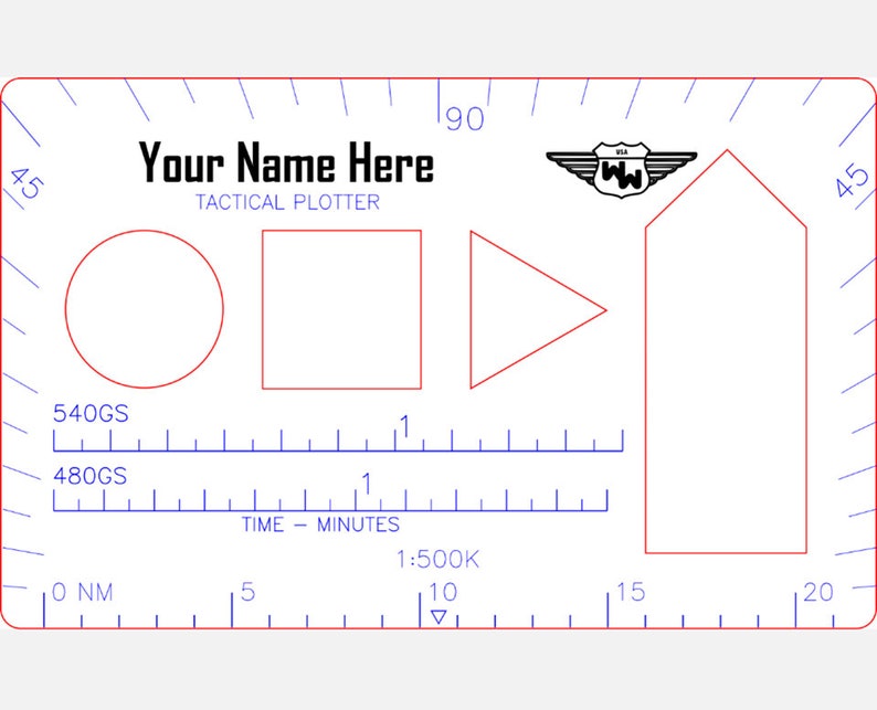 Combat Plotter Card Pilot Navigation Strike Eagle Viper Panther Raptor ...