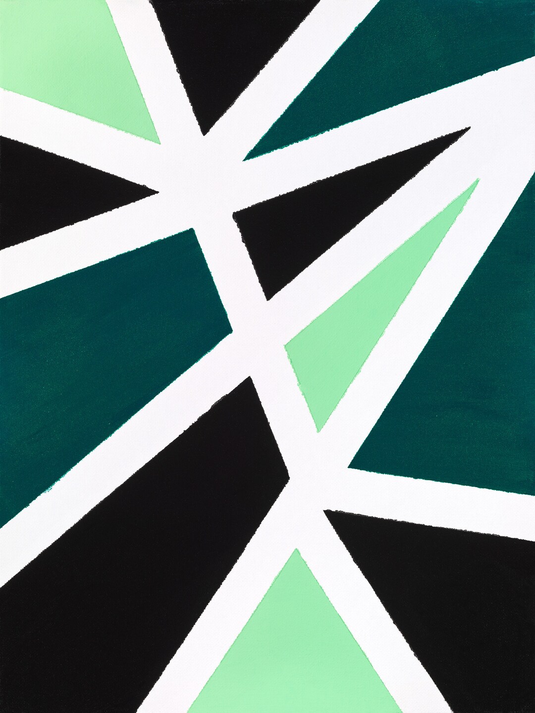 Original 12x16 Acrylic Painting Angles in Color - Etsy