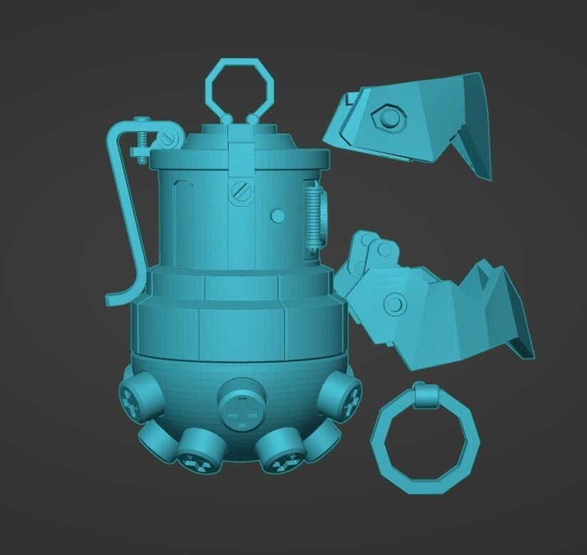 Jinx Hand Grenade Lol 3D Printable STL Pack - Etsy