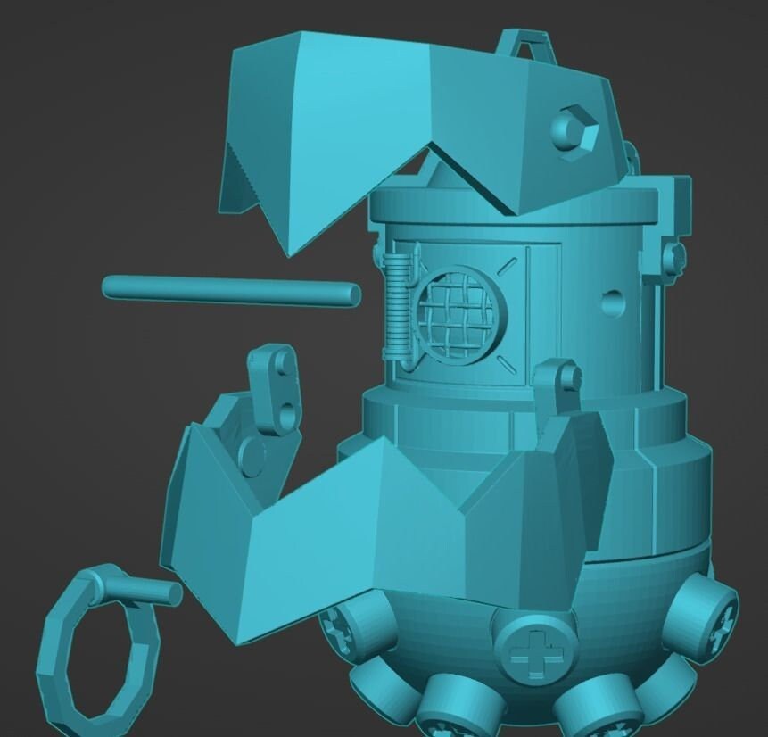 Jinx Hand Grenade Lol 3D Printable STL Pack - Etsy