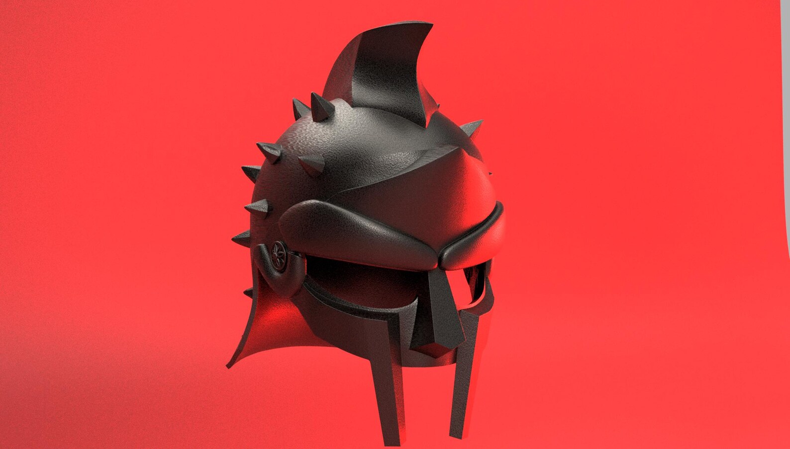 Maximus Russell Crowe Gladiator Helmet 3D Model Printable STL - Etsy