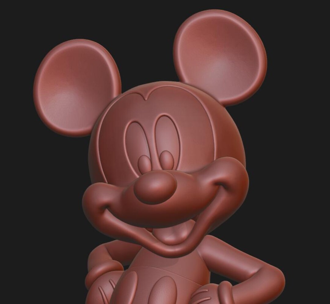 Mickey Mouse 3D Printing Model STL Files Digital Download - Etsy UK