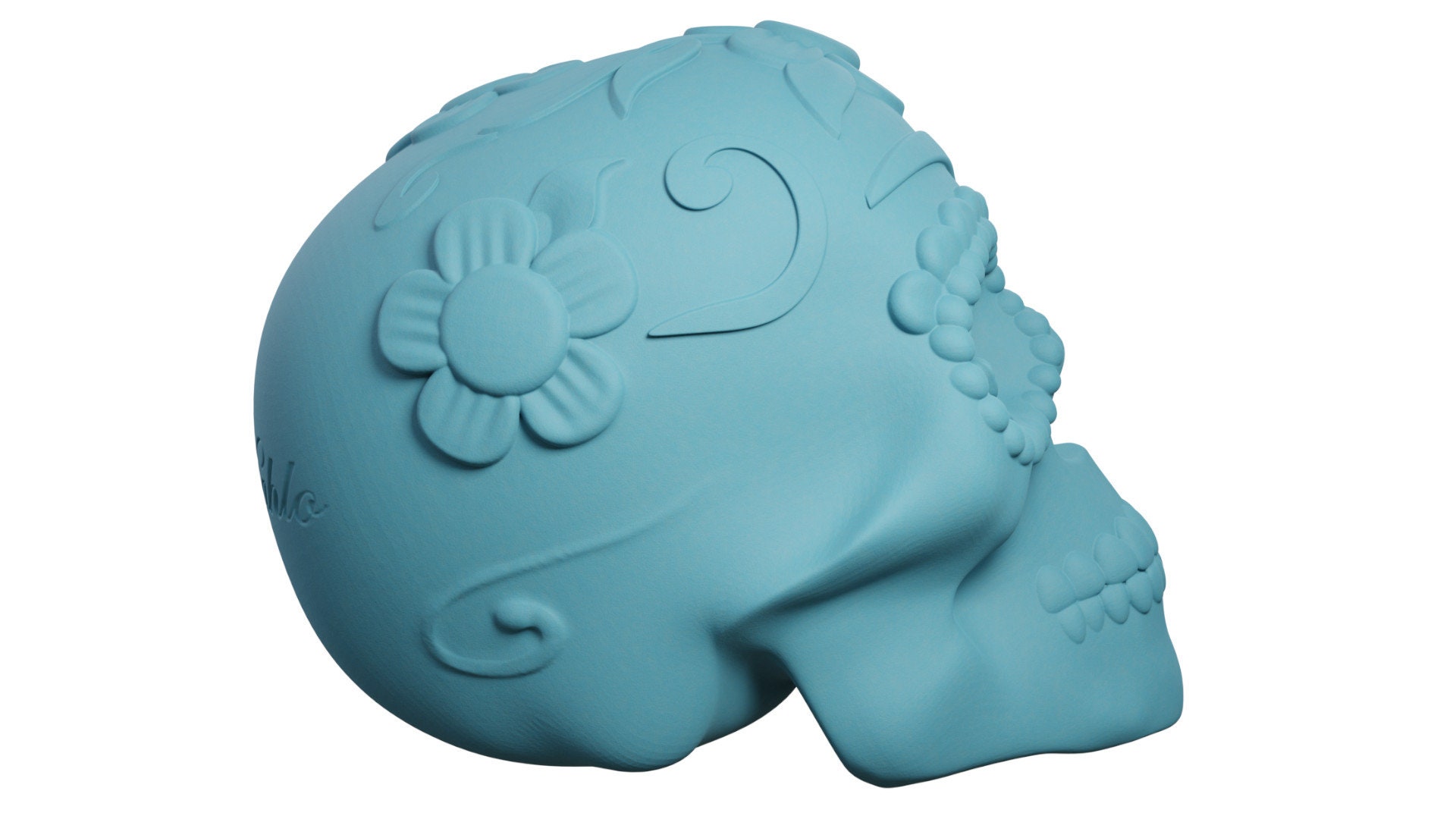 Frida Kahlo Sugar Skull 3D Print Model - Etsy