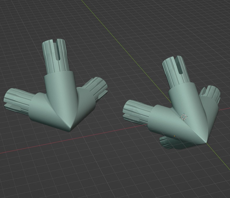 Giza Pyramid Corner Joints for PVC Pipes (3D Printable) - Etsy