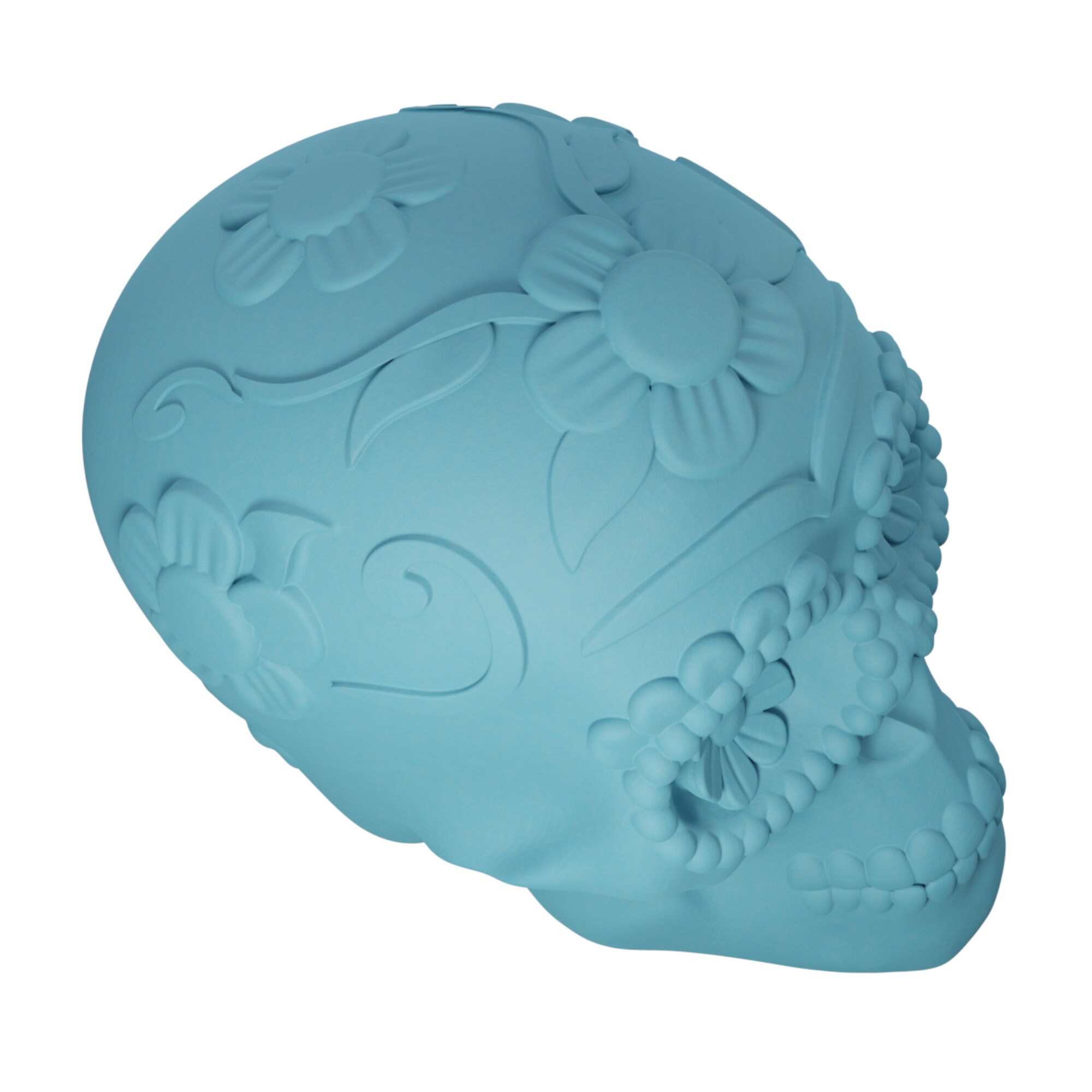 Frida Kahlo Sugar Skull 3D Print Model - Etsy