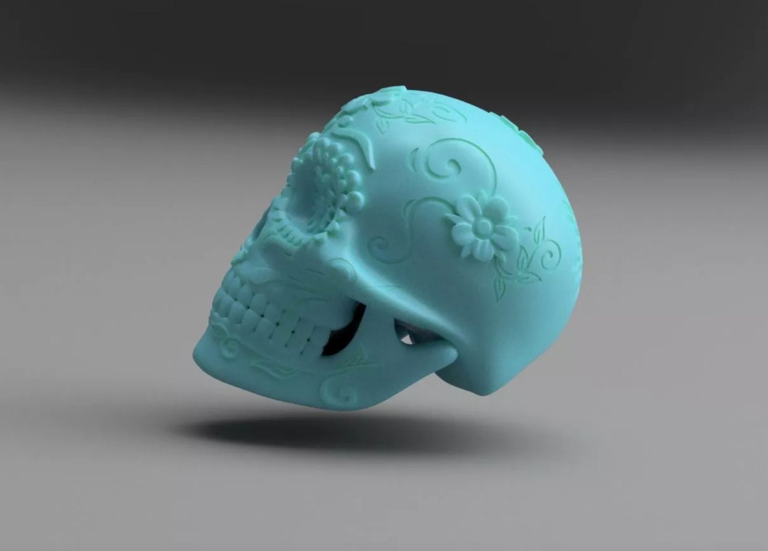 Mexican Sugar Skull 3D Model for 3D Printing - Etsy