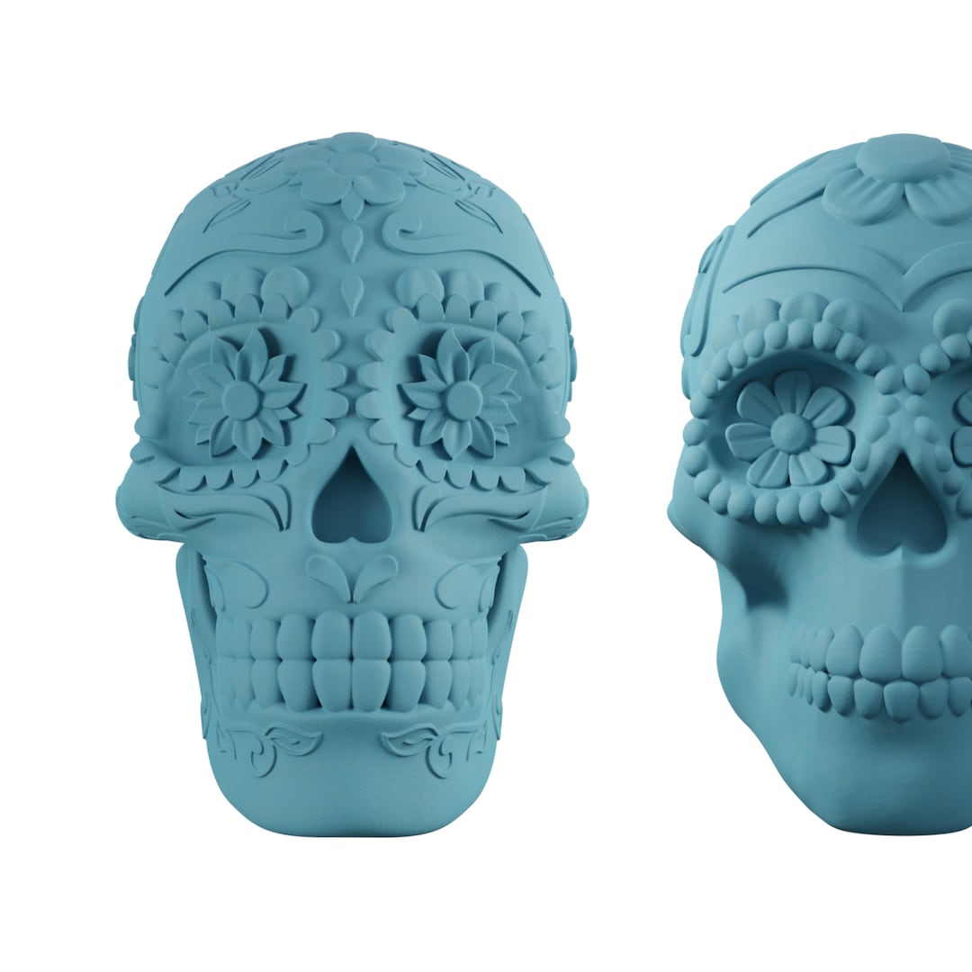 Sugar Skull STL Pack 3D Printable Bundle - Etsy