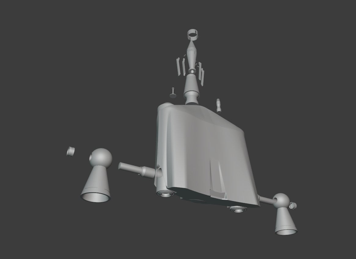 Boba Fett Jetpack STL 3D Printing Files - Etsy