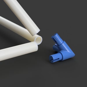 Giza Pyramid Corner Joints for PVC Pipes (3D Printable) - Etsy
