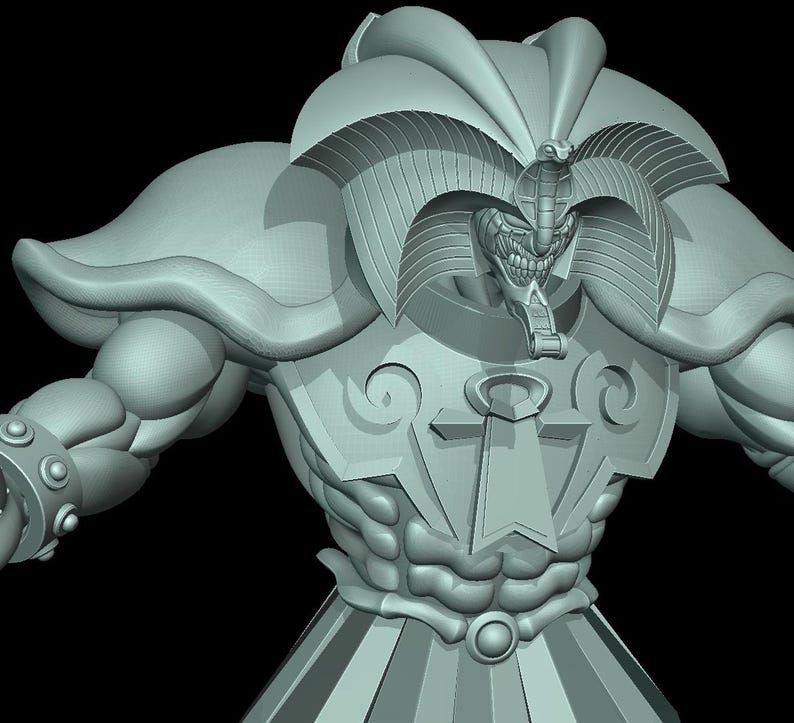 Exodia the Forbidden One Yu-gi-oh Model 3D Print Model - Etsy
