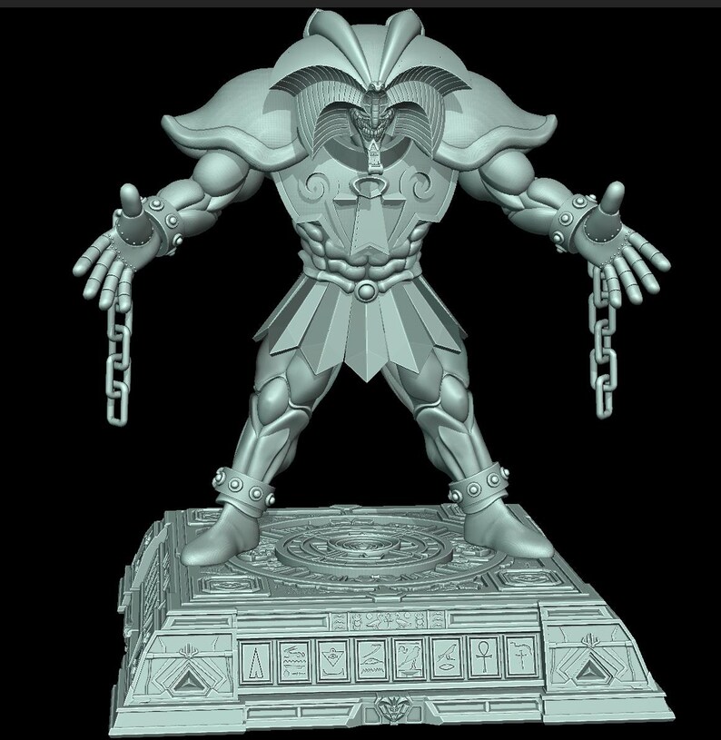 Exodia the Forbidden One Yu-gi-oh Model 3D Print Model - Etsy