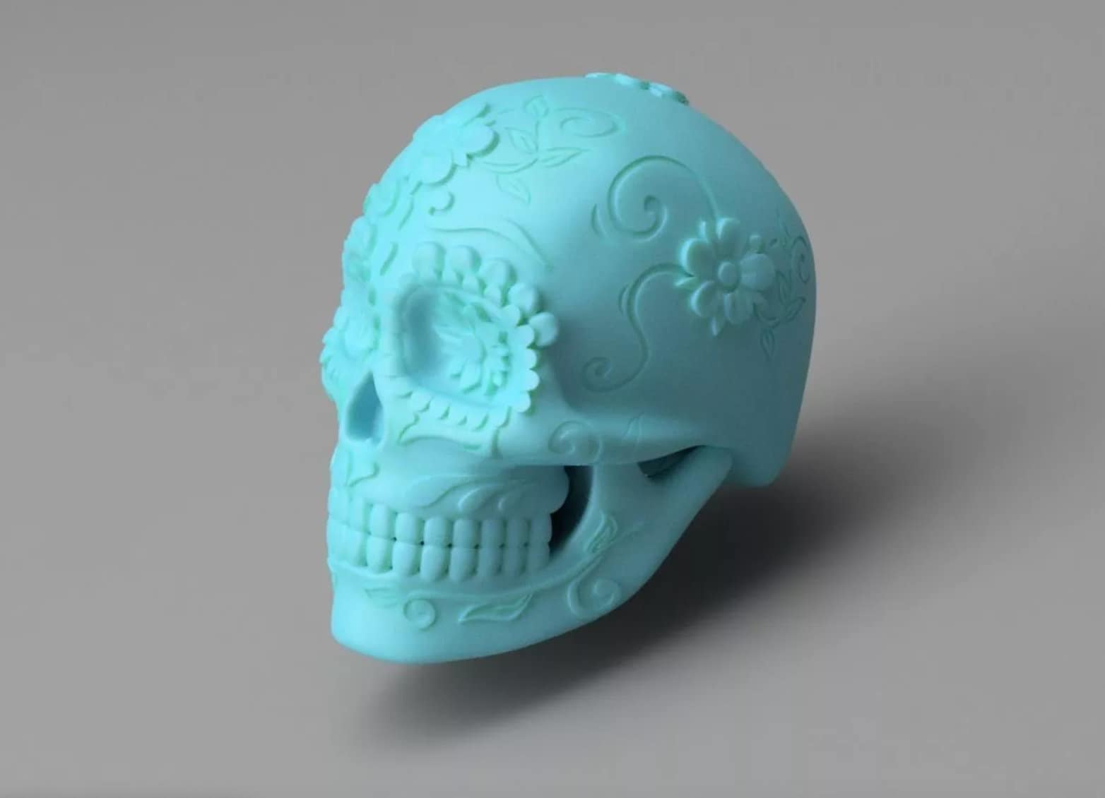 Mexican Sugar Skull 3D Model for 3D Printing - Etsy