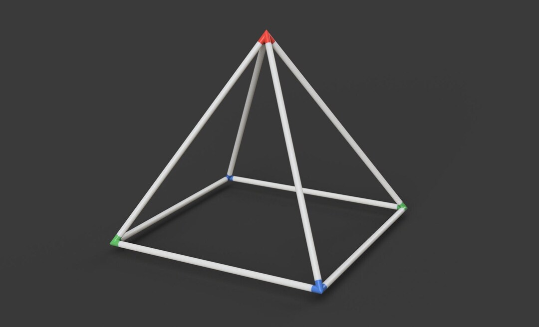 Giza Pyramid Corner Joints for PVC Pipes 3D Printable - Etsy
