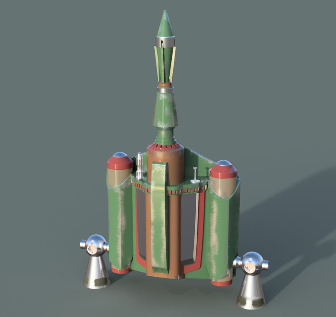 Boba Fett Jetpack STL 3D Printing Files - Etsy