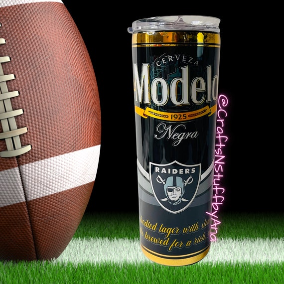 Modelo Negra Raiders 20oz Skinny Tumbler - Etsy