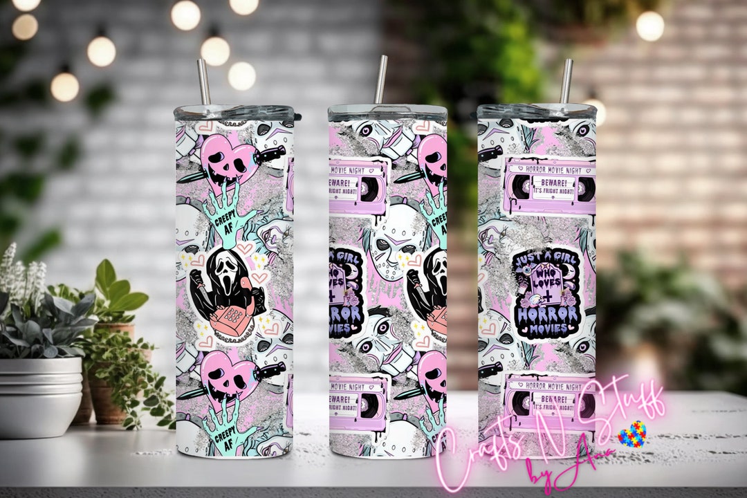 Pink Pastel Scary Movie Night Horror Halloween Gift Theme - Etsy