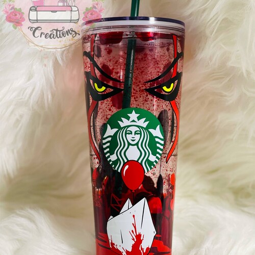 Pennywise “It” Starbucks cup Kitchen & Dining Drink & Barware etna.com.pe